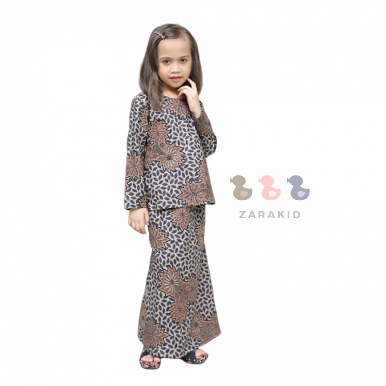 MINI KURUNG KID (BROWN) – Zarakid